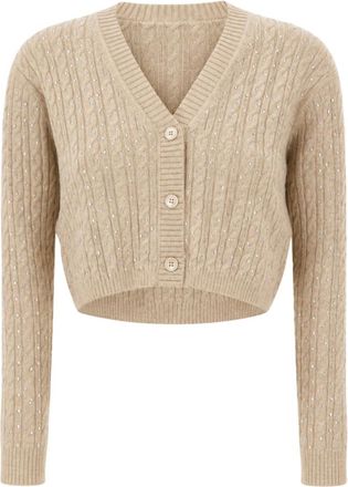 Max Mara Cardigan Tamigi - Femme - Pulls - Beige - Taille: 42 FR