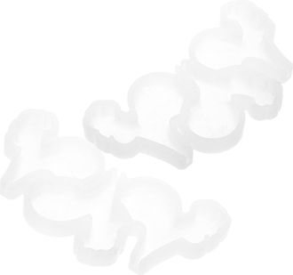 Heallily 2st&uuml;cke Schokoladenform aus Silikon Hahnform Bonbonform Tierform Silikonform f&uuml;r Harz Wiederverwendbare Bastelformen Tierformen aus Silikon f&uuml;r S&uuml;&szlig;igk