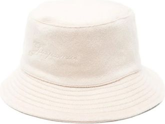 Jacquemus Femme, Accessoires, Beige, Taille: 58 CM Le Bob Cachemiro Hat