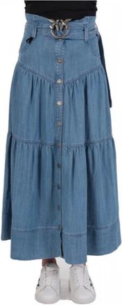 Pinko Pinko, Femme, Jupes, Bleu, Taille: 36 FR Estrosa 1 Skirt