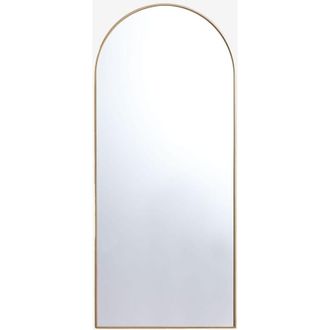 Sklum Wandspiegel aus Metall Belm Gold 90 x 200 cm