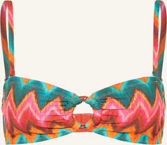 Banana Moon Banana Moon Bandeau-Bikini-Top Myero Nalika Mit Glitzergarn orange