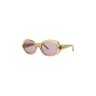 Loewe Lunettes de soleil fines Mini Oval Slim