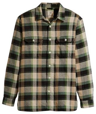 Levi's Chemise de Travail Jackson pour Homme, Medina Plaid M&eacute;t&eacute;orite, XS
