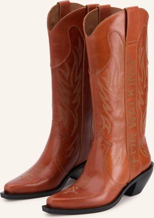 Off-white Cowboy Boots Santiag braun