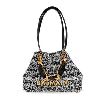 Balmain 1945 Soft Bag - - Bags - Damen - Schwarzk - ONE SIZE