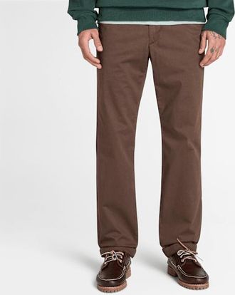 Timberland Claremont Chinohose (Straight) aus Twill für Herren in Braun, Herren, Braun, Größe