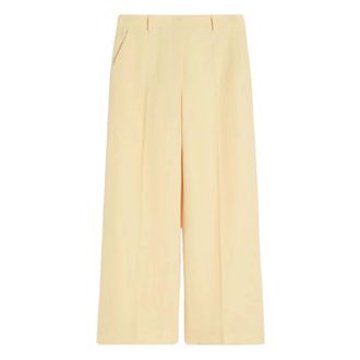 Max Mara Femme, Pantalons, Beige, Taille: 36 FR Wkdmalizia Pantalons