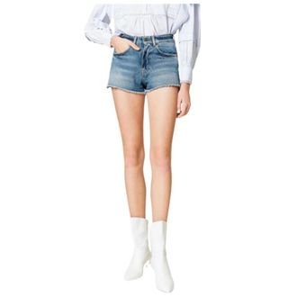 Twinset Denim Shorts - - Shorts - Damen - Blau - W25
