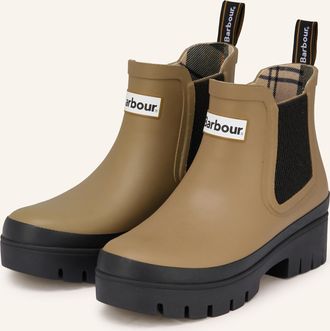 Barbour Gummistiefel Halton braun