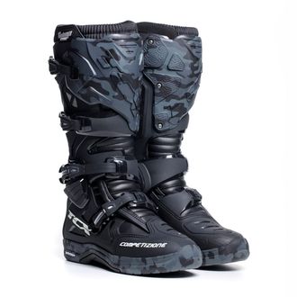 TCX Herren Comp Evo 2 Michelin Motorradstiefel, Black Camo, 42 EU