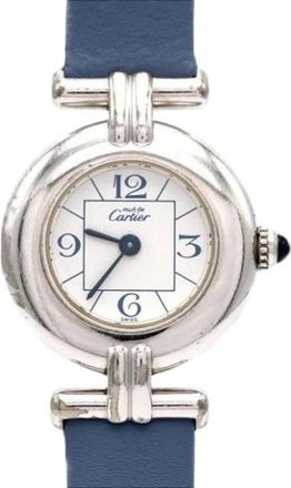 Cartier Montre vintage doccasion - Femme - Pre-owned - Blanc - Taille: ONE Size