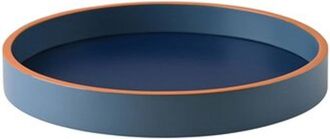 Giftcompany Tablett Spa Dunkelblau/Rauchblau/Orange (S)