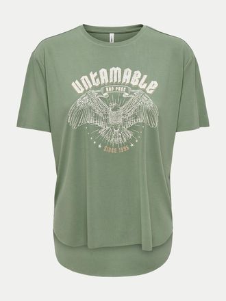 Only T-Shirt Free 15325533 Grün Regular Fit