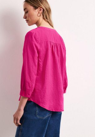 Street One Klassische Bluse aus Leinenmix