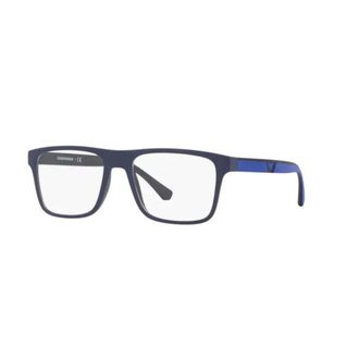 Emporio Armani unisex, Accessoires, Bleu, Taille: 54 MM Ea4115 Rectangle Frame