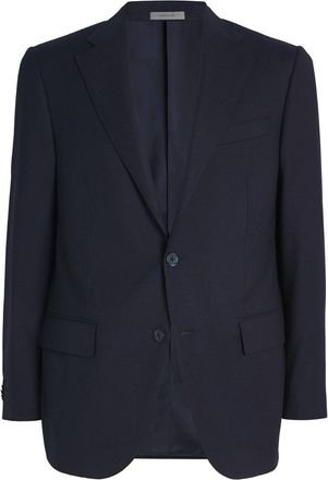 Corneliani Hopsack Wool Blazer Size M
