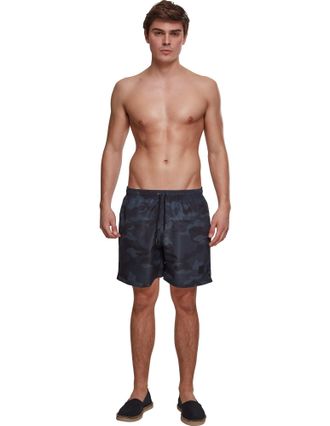 Urban Classics Herren Camo zwemshorts Schwimmshirt, Mehrfarbig (Darkcamo 00707), XXL EU