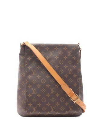 Louis Vuitton sac porté épaule Musette (2000) - Marron