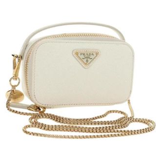 Prada Pre-owned Vintage Mini Schultertasche - - Pre-owned - Damen - Wei&szlig; - ONE SIZE