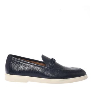 Baldinini Tumbled Leather Loafer - - Shoes - Herren - Blau - 41 EU