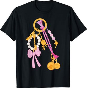 Disney Princess Belle Aurora Jasmine Ariel Cinderella Charms T-Shirt