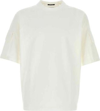 C.P. Company C.p. Company, Homme, Tops, Blanc, Taille: M T-shirt en coton stretch