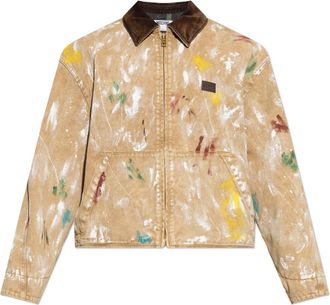 Moschino Homme, Vestes, Beige, Taille: M Veste en denim &agrave; effet vieilli