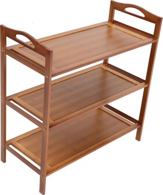 SOLUSTRE Schuhregal Lagig Platzsparend Mehrschichtiges Schuhregal Organizer für Haushalt und Schrank Kompakt Leicht Bequem Stauraum für Schuhe Pflanzen Bücher