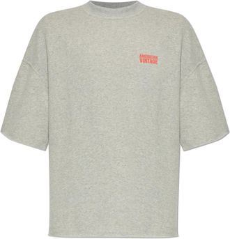 American Vintage Homme, Tops, Gris, Taille: S SweaT-shirt Nyzzow