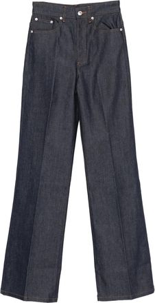 A.P.C. contrast-stitch jeans - Blau