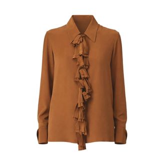 Liviana Conti Femme, Blouses et Chemises, Brun, Taille: 44 FR Chemises