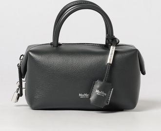 Max Mara Mini sac Boston Holdall en cuir lisse avec charm