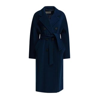 Max Mara Femme, Manteaux, Bleu, Taille: 38 FR Manteau Madame