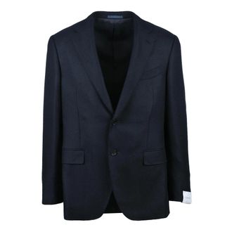 Caruso Stondato Blazer - - Jackets - Herren - Blau - L