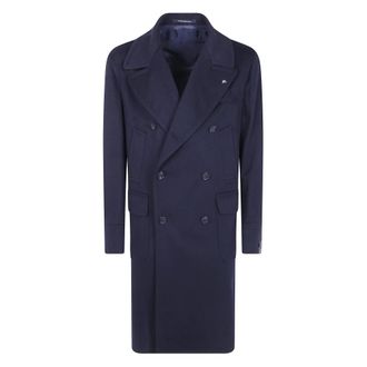 Tagliatore Double-Breasted Coats - - Coats - Herren - Blau - XL