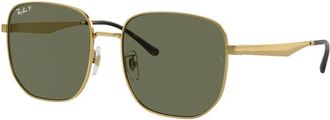 Ray-Ban Goldene Polarisierte Sonnenbrille RB 3713D Stil - - Accessories - unisex - Gelb - 57 MM