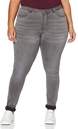 Only Carmakoma Only Carmakoma CARAUGUSTA Life HW SK DNN BJ312 Noos Jeans, Dark Grey Denim, 46W x 32L Femme