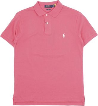 Polo Ralph Lauren Homme, Tops, Rose, Taille: M Polo Coupe Slim