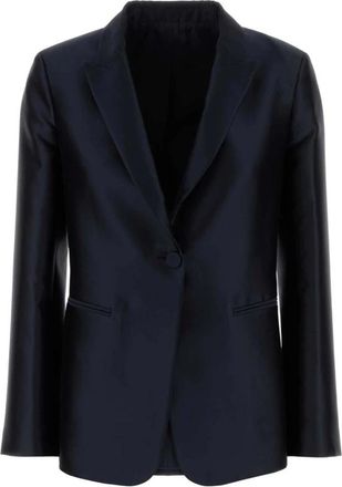 Alberta Ferretti Femme, Vestes, Bleu, Taille: 36 FR Giacca