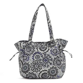 Vera Bradley Damen Cotton Glenna Satchel Purse Handtasche, Tranquil Medallion-Recycelte Baumwolle