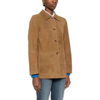 BA&SH Femme, Vestes, Brun, Taille: 38 FR Veste dext&eacute;rieur Ba&sh