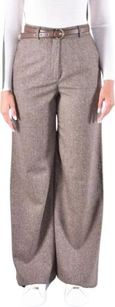 Max Mara Damen, Hosen, Braun, XSGr&ouml;&szlig;e