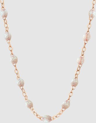 Gigi Clozeau Collier Classique Perles Résine Or, 60 cm