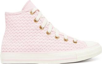 Converse Sneakers aus Stoff Chuck Taylor All Star Knit Hi A13643C Rosa