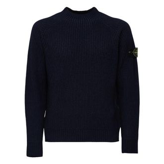 Stone Island Rundhalsstrickware - - Knitwear - Herren - Blau - S