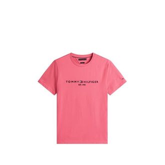 Tommy Hilfiger Baumwoll-T-Shirt in Rosa
