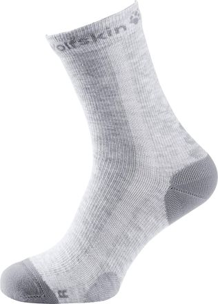 Jack Wolfskin Herren Multifunktionelle klassiske skårede sokker Herren Socken, light grey, 38-40 EU