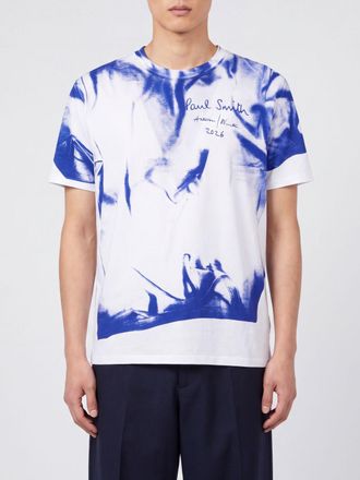 Paul Smith T-Shirt aus Bio-Baumwolle mit Grafikdruck und Logo