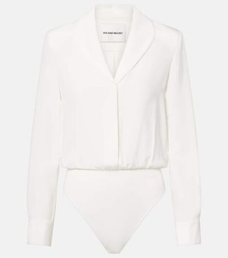 Roland Mouret Body en satin de soie